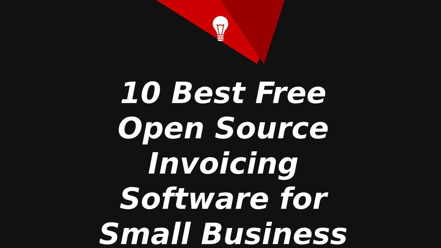 10 best free open source invoice software for small business by We ...