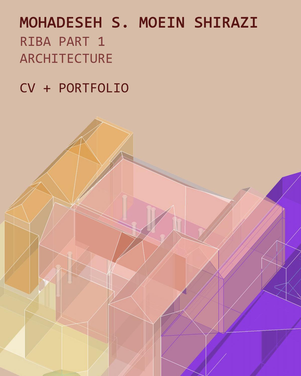 Architecture RIBA Part 1 CV and Portfolio by moho - Issuu