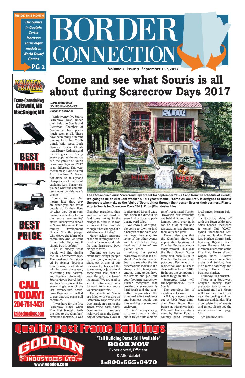 Border Connection: September 2017 by Carlyle Observer - Issuu