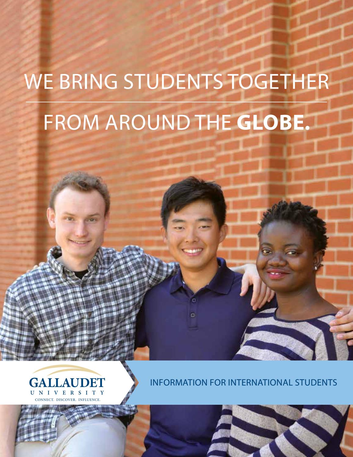 2017-2018 International Students Brochure (Gallaudet University) by ...