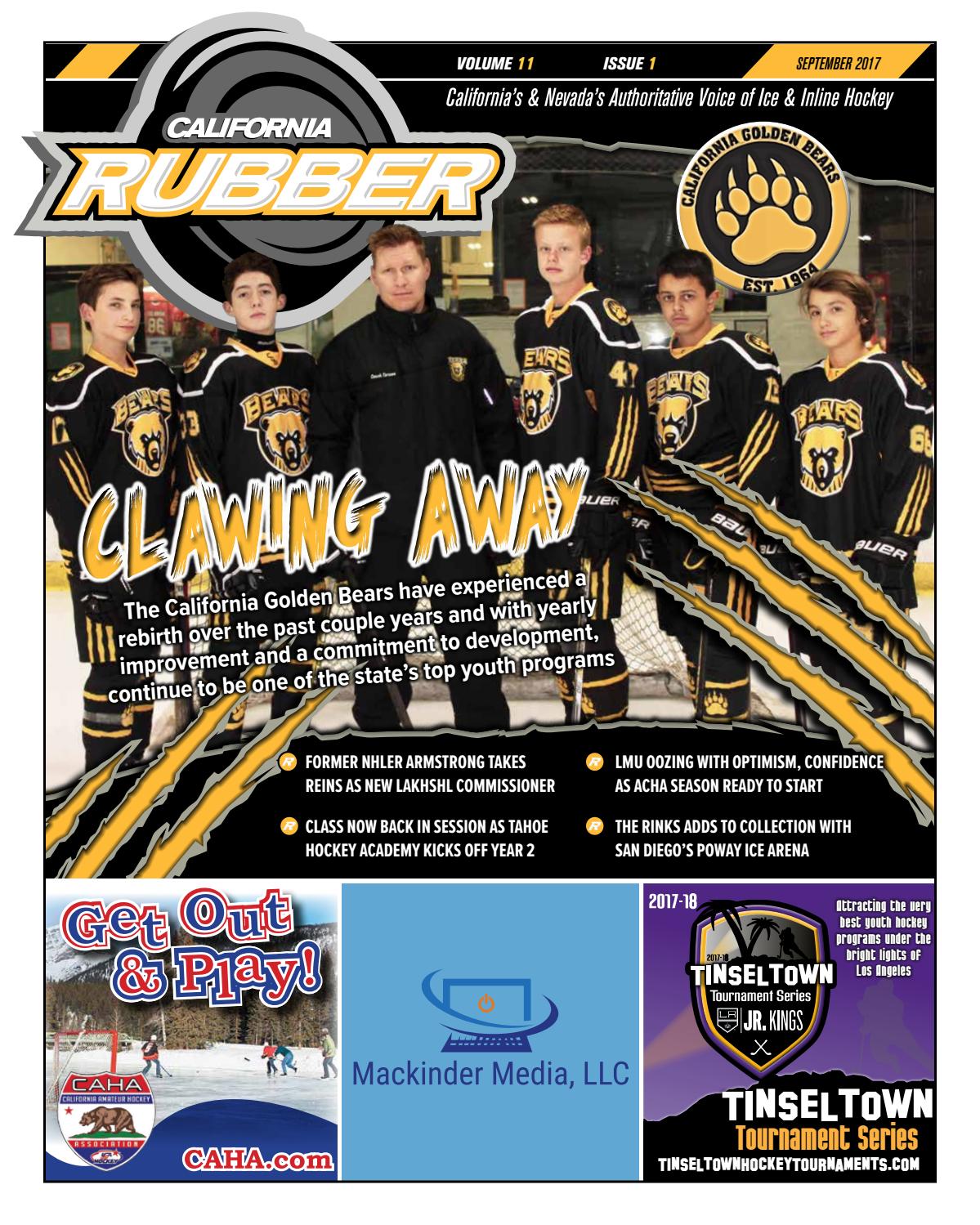 California Rubber Magazine - Sept. 2017 by Rubber Hockey Magazines - Issuu