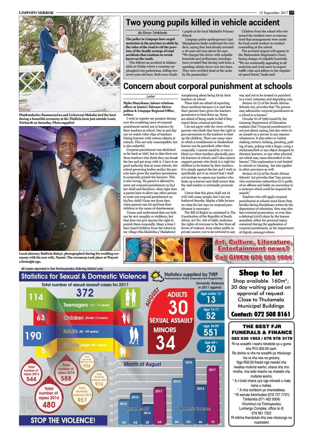 15 September 2017 Limpopo Mirror by Zoutnet - Issuu