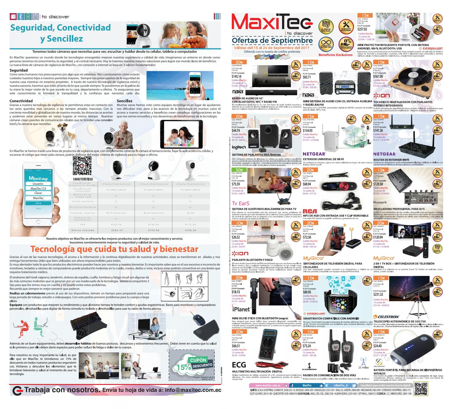 Maxitec Septiembre by EL UNIVERSO - Issuu
