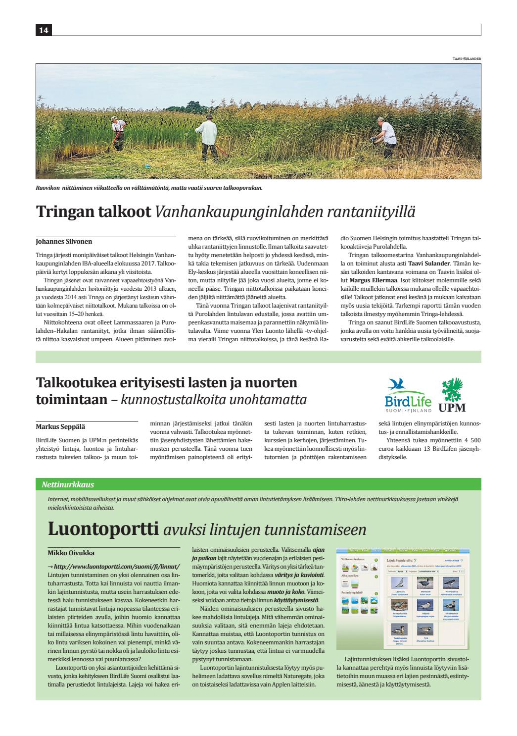 Tiira 3/2017 by BirdLife Suomi - Issuu