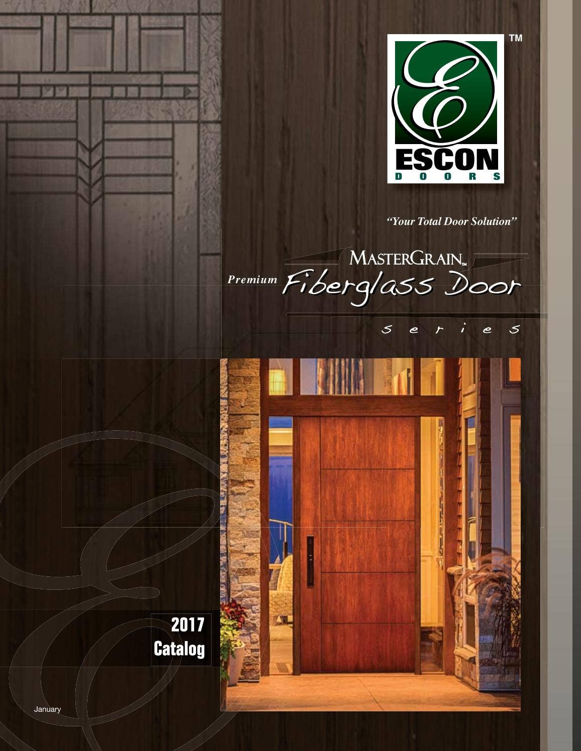 Escon fiberglass doors 2017 by Door Depot - Issuu