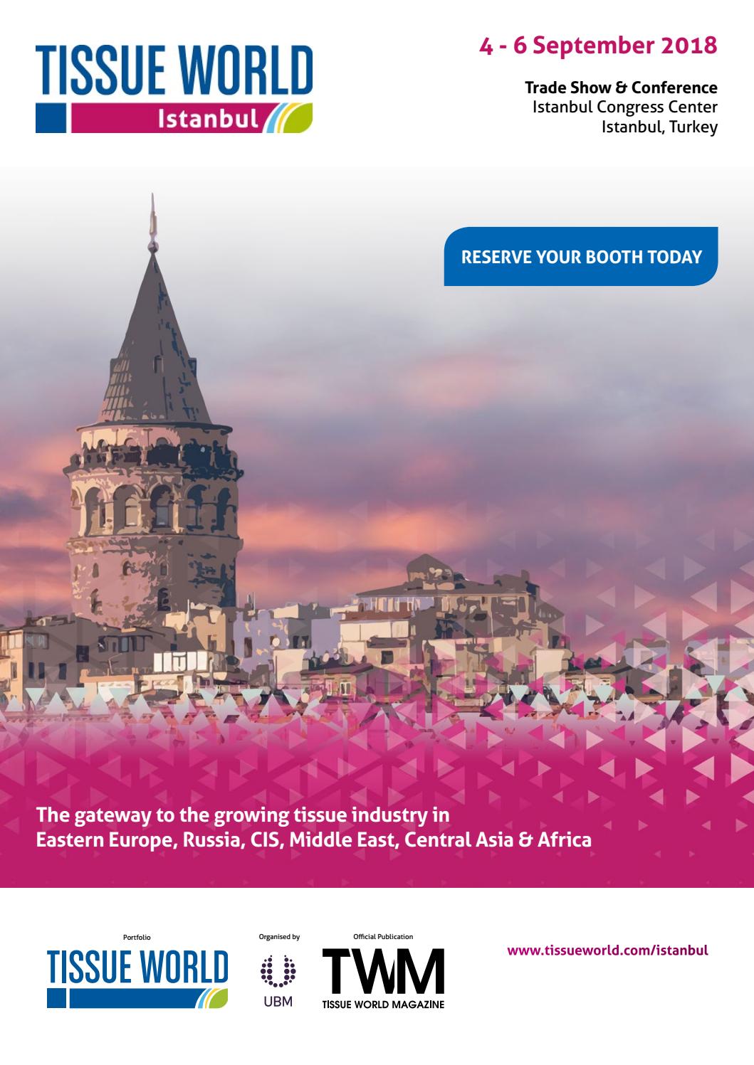 Tissue World Istanbul 2018 Event Brochure by Tissue World Magazine - Issuu