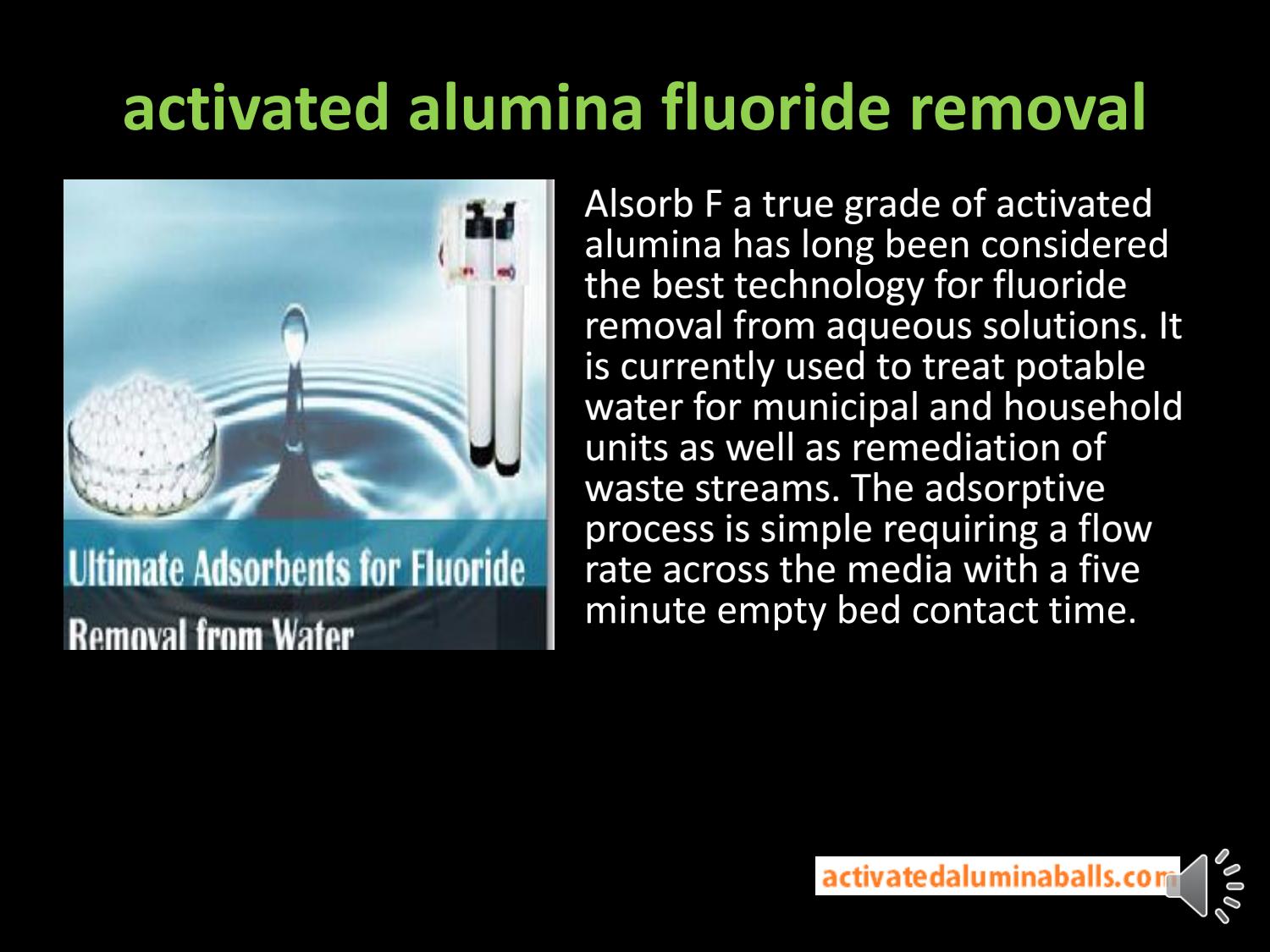 Activated alumina fluoride removal- activatedaluminaballs.com by ...