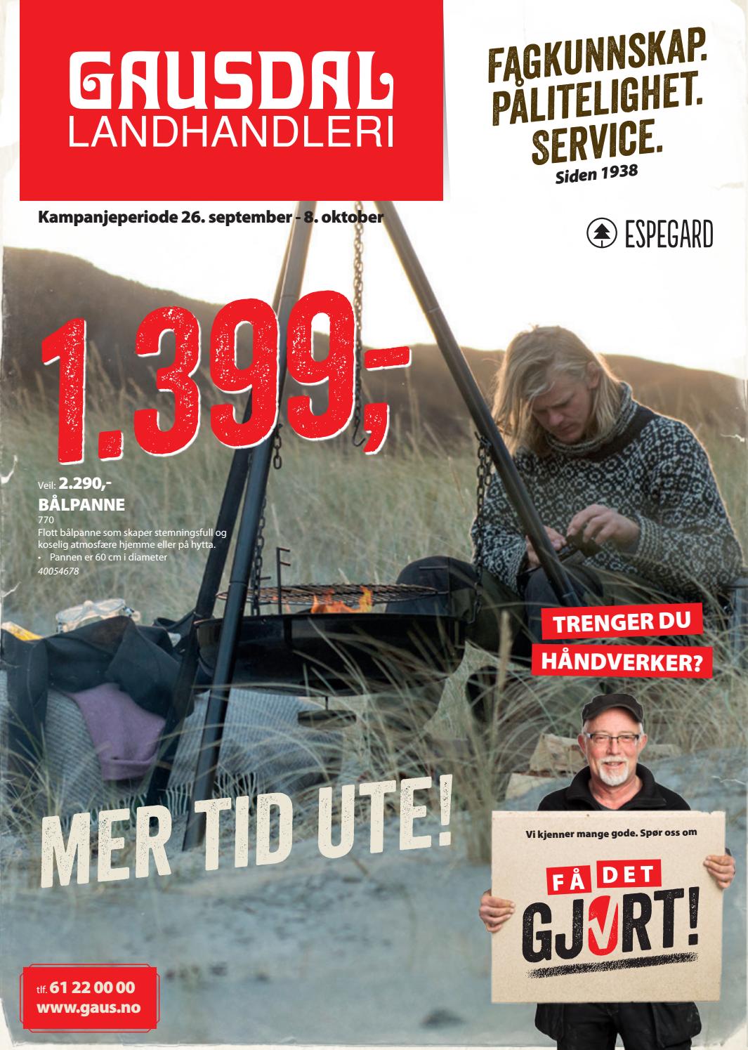 Kampanje fra Landhandleriet 26. september - 8. oktober by Gausdal ...