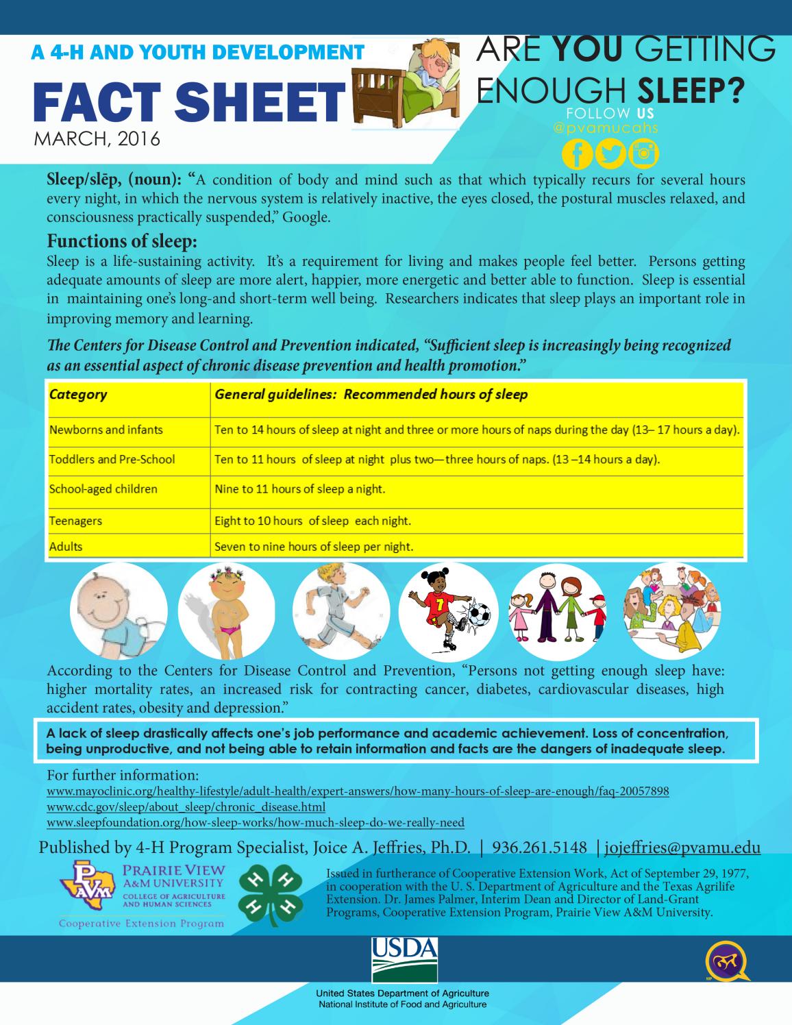 Are You Getting Enough Sleep? by PVAMUCAHS - Issuu