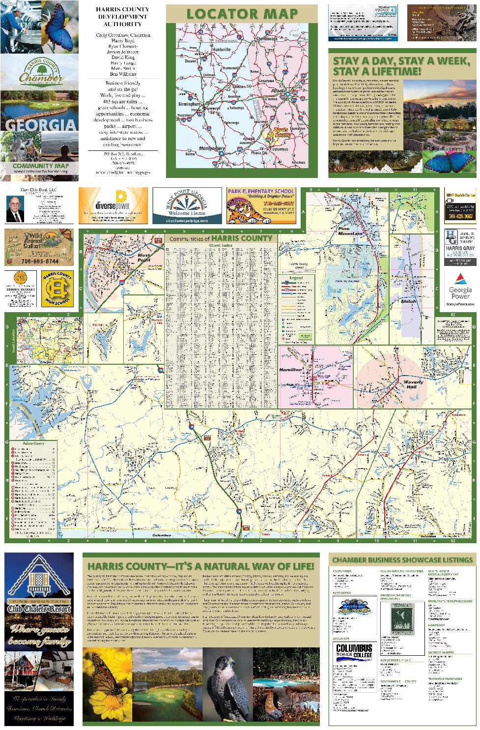 Harris County GA Chamber Map 2017 by Town Square Publications, LLC - Issuu