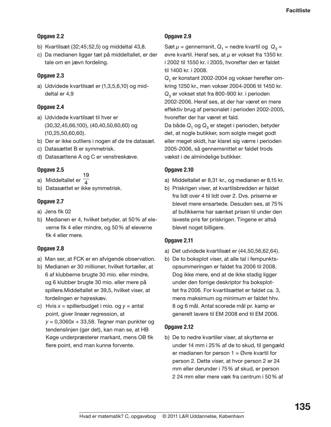 Hvad er matematik? C, opgavebog by Alinea - Issuu