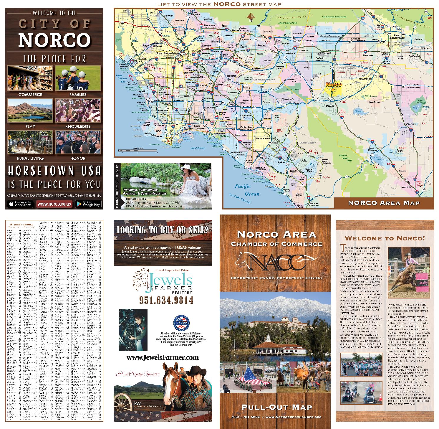 Norco CA Chamber Map 2017-2018 by Town Square Publications, LLC - Issuu