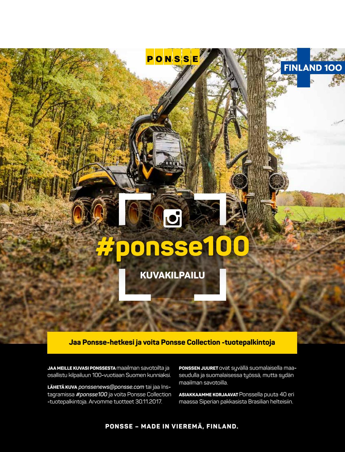 Ponsse News 2/2017, suomi by Ponsse Plc - Issuu