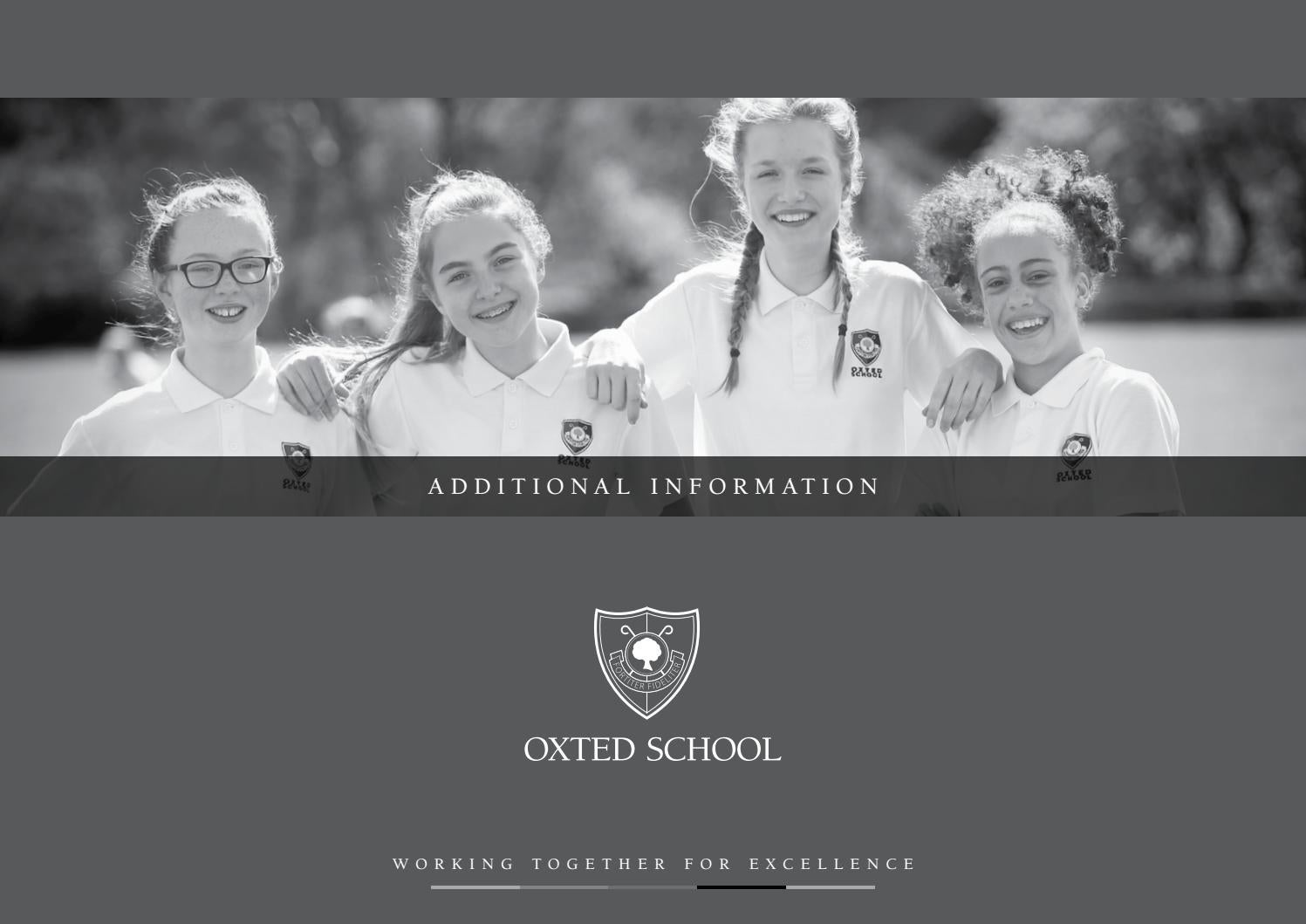 Oxted School Additional Information Booklet by Cleverbox UK Ltd - Issuu