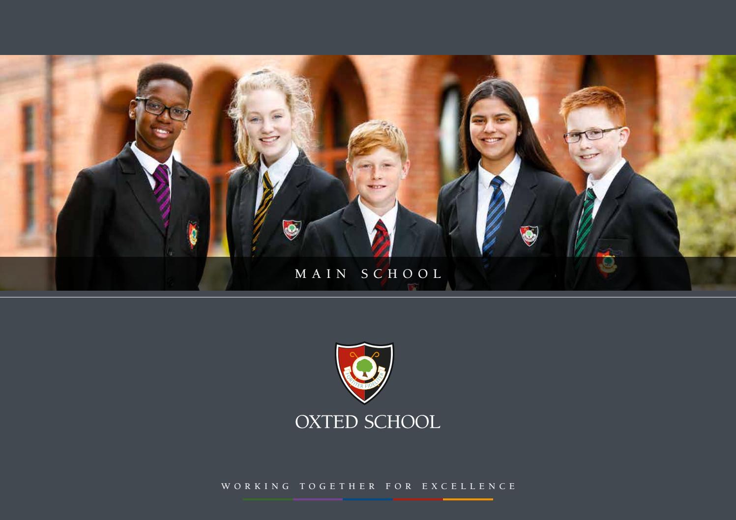 Oxted School 7-11 Prospectus by Cleverbox UK Ltd - Issuu