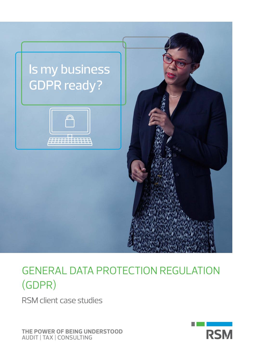 RSM GDPR case studies by RSM Global - Issuu
