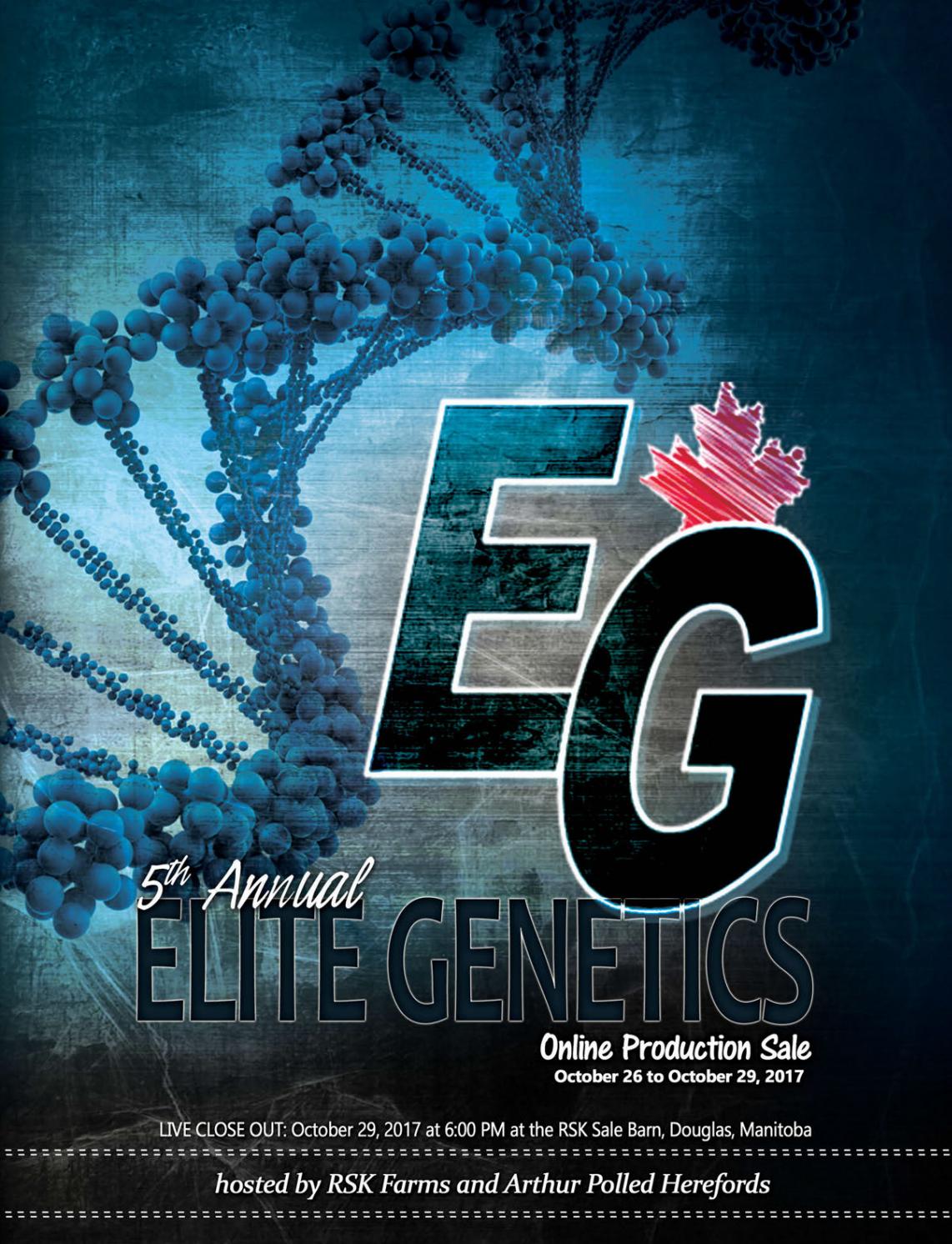 5th Annual Elite Genetics Online Production Sale by Today's Publishing ...