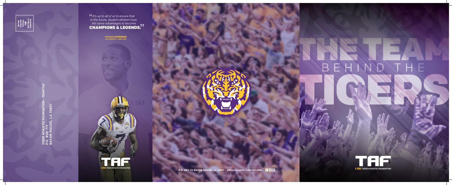 Team TAF 2017 by Tiger Athletic Foundation - Issuu