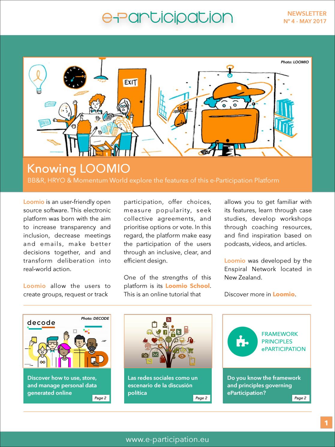 04. Newsletter - May 2017 - eParticipation by eParticipation - Issuu