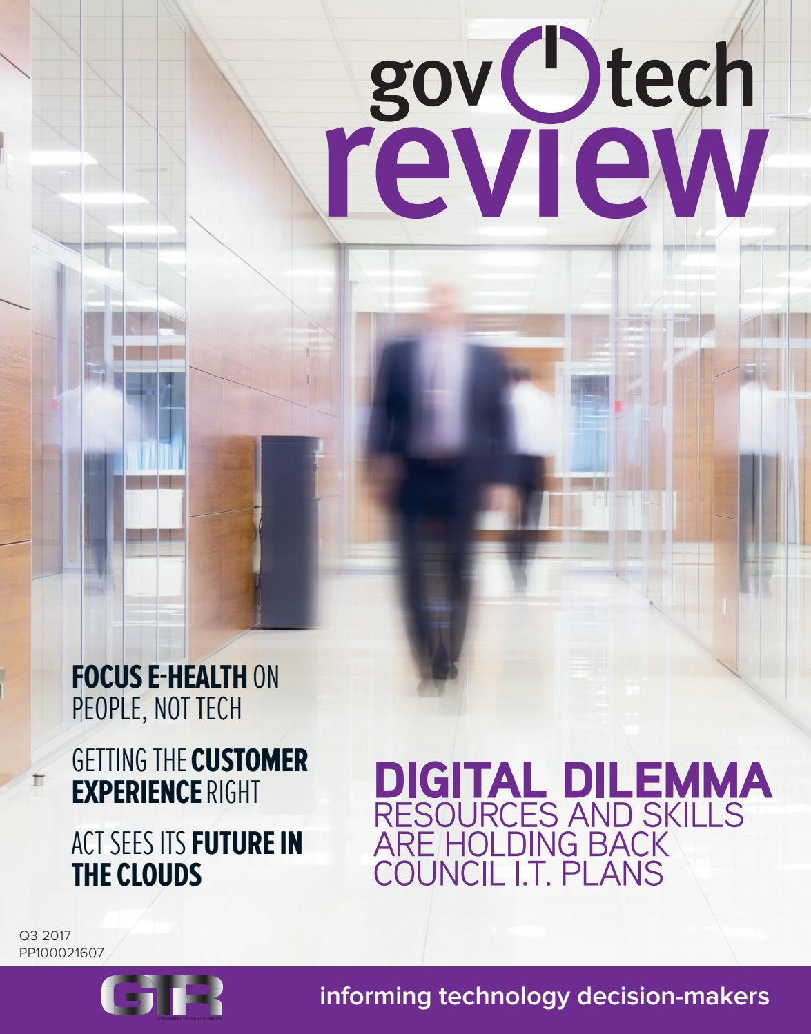 GovTech Review Q3 2017 by Westwick-Farrow Media - Issuu