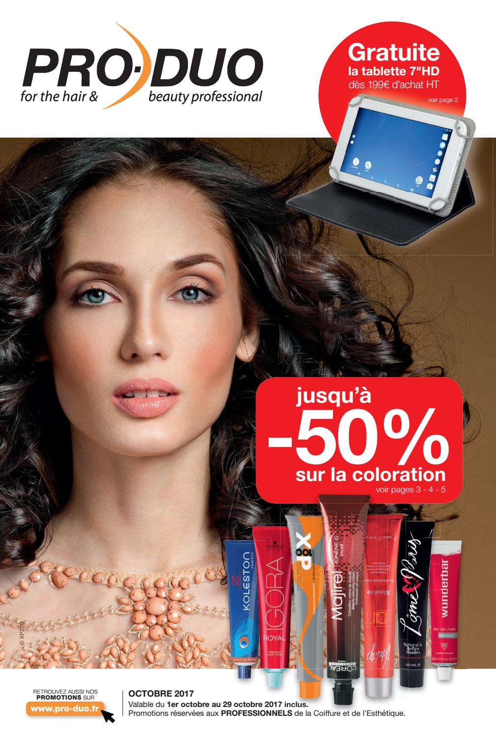 Pro-Duo - Promotions Octobre 2017 - France by Sally Europe - Issuu