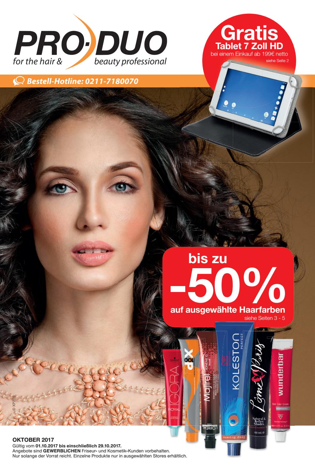 Pro-Duo - Angebote Oktober 2017 - Deutschland by Sally Europe - Issuu