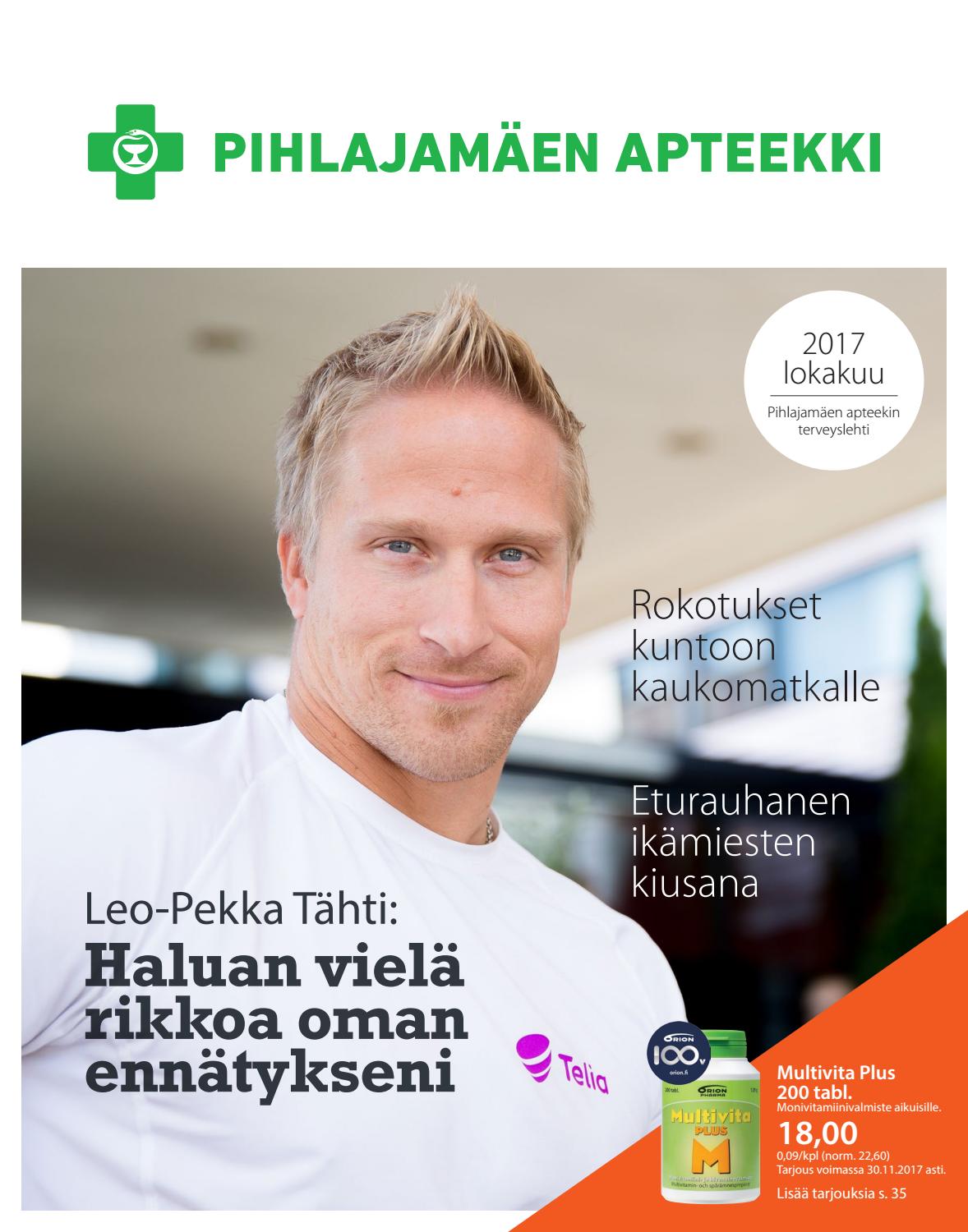 Pihlajamäen apteekin Terveyslehti lokakuu 2017 by Mainostoimisto SST Oy ...