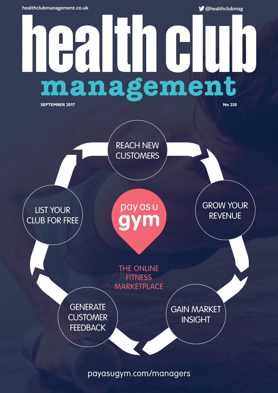 Health Club Management September 2017 by Leisure Media - Issuu