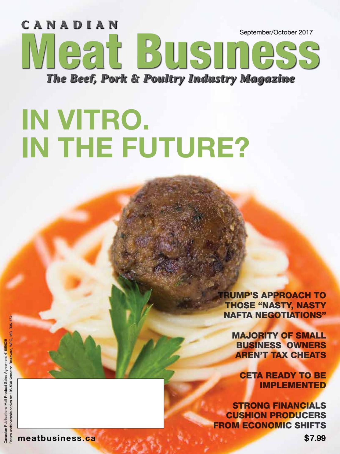 Canadian Meat Business/September/October issue by Meat Business Pro - Issuu