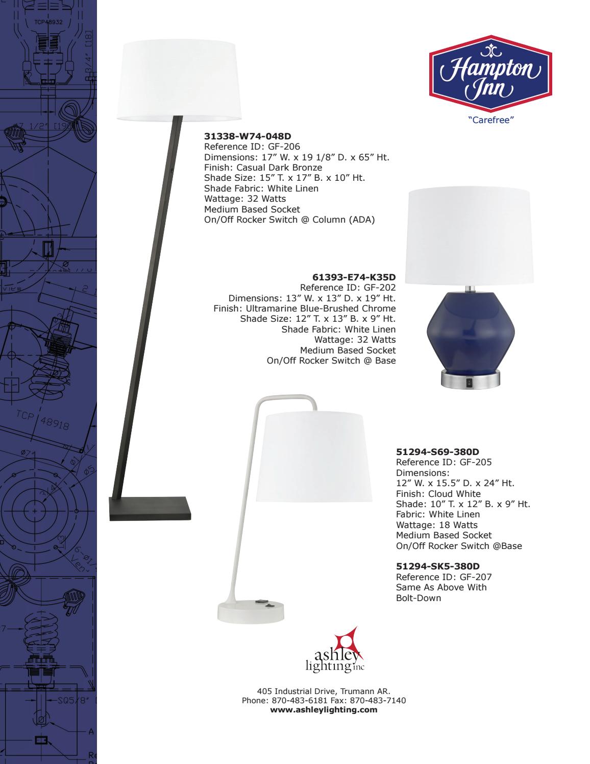 Hampton Inn Carefree by Ashley Lighting - Issuu