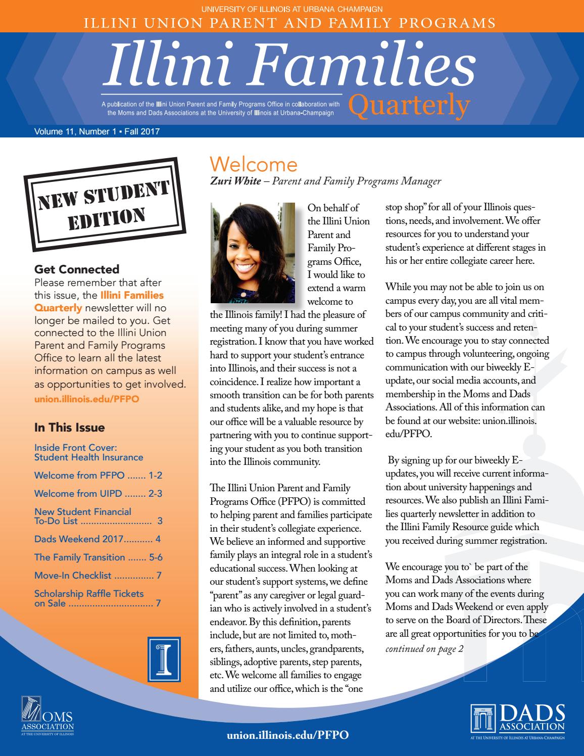 Fall Newsletter2017 - NewStudent by Illini Union - Issuu