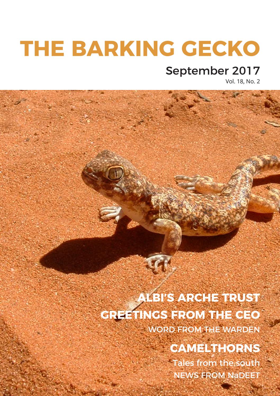 Barking Gecko Newsletter September 2017 by Venture Media - Issuu