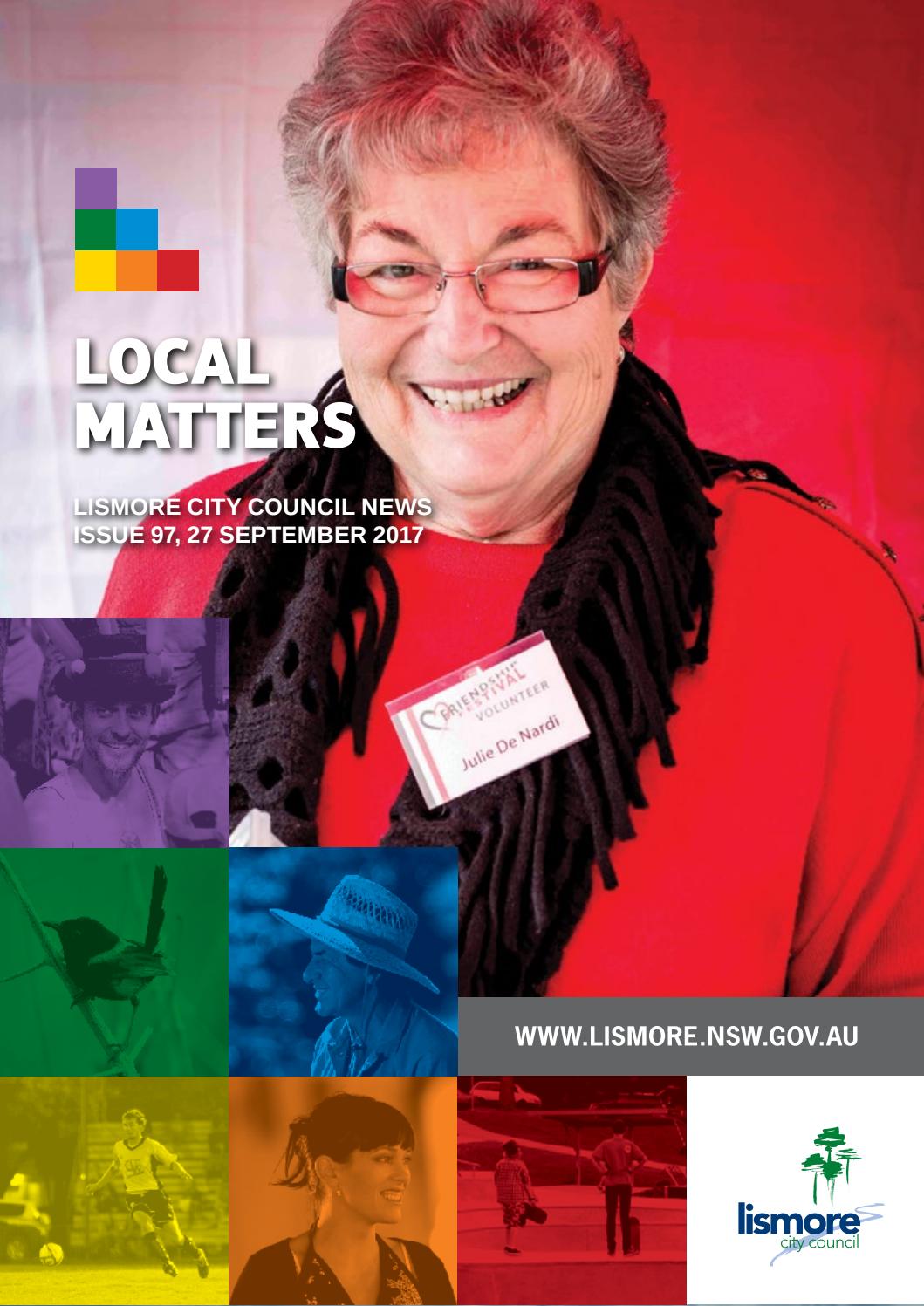 Local Matters: Issue 97, 27 September 2017 by Lismore City Council - Issuu