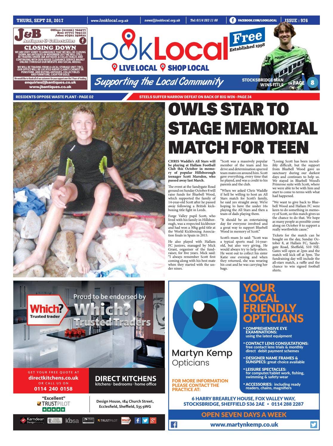 Issue 976 Thursday 28 September 2017 by Look Local Newspaper - Issuu