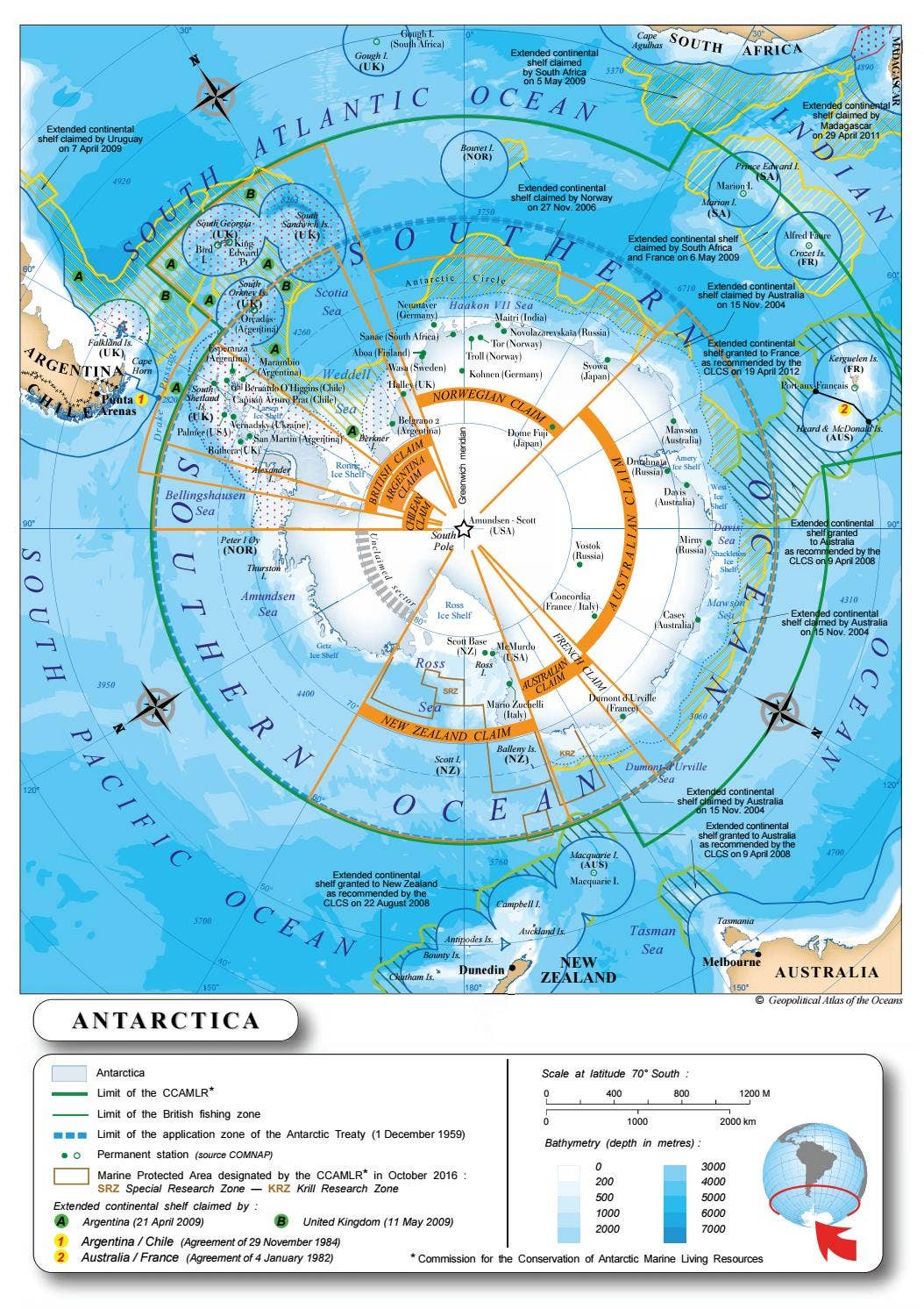 Geopolitical Atlas of the Oceans, D. Ortolland, J.-P. Pirat - Editions ...