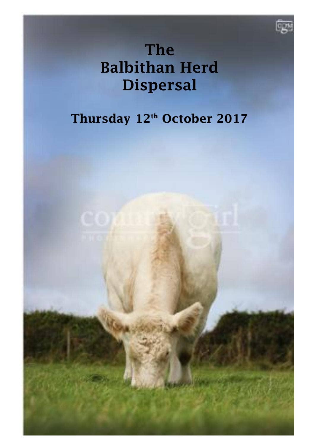 Dispersal Sale of the Balbithan Charolais Herd 121017 by Harrison ...
