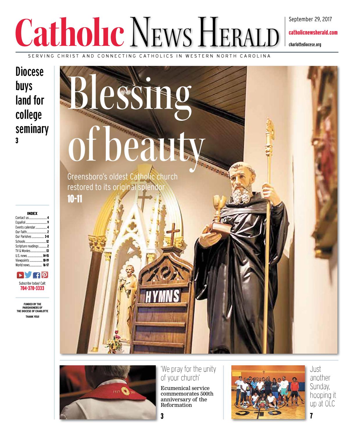 Sept. 29, 2017 by Catholic News Herald - Issuu