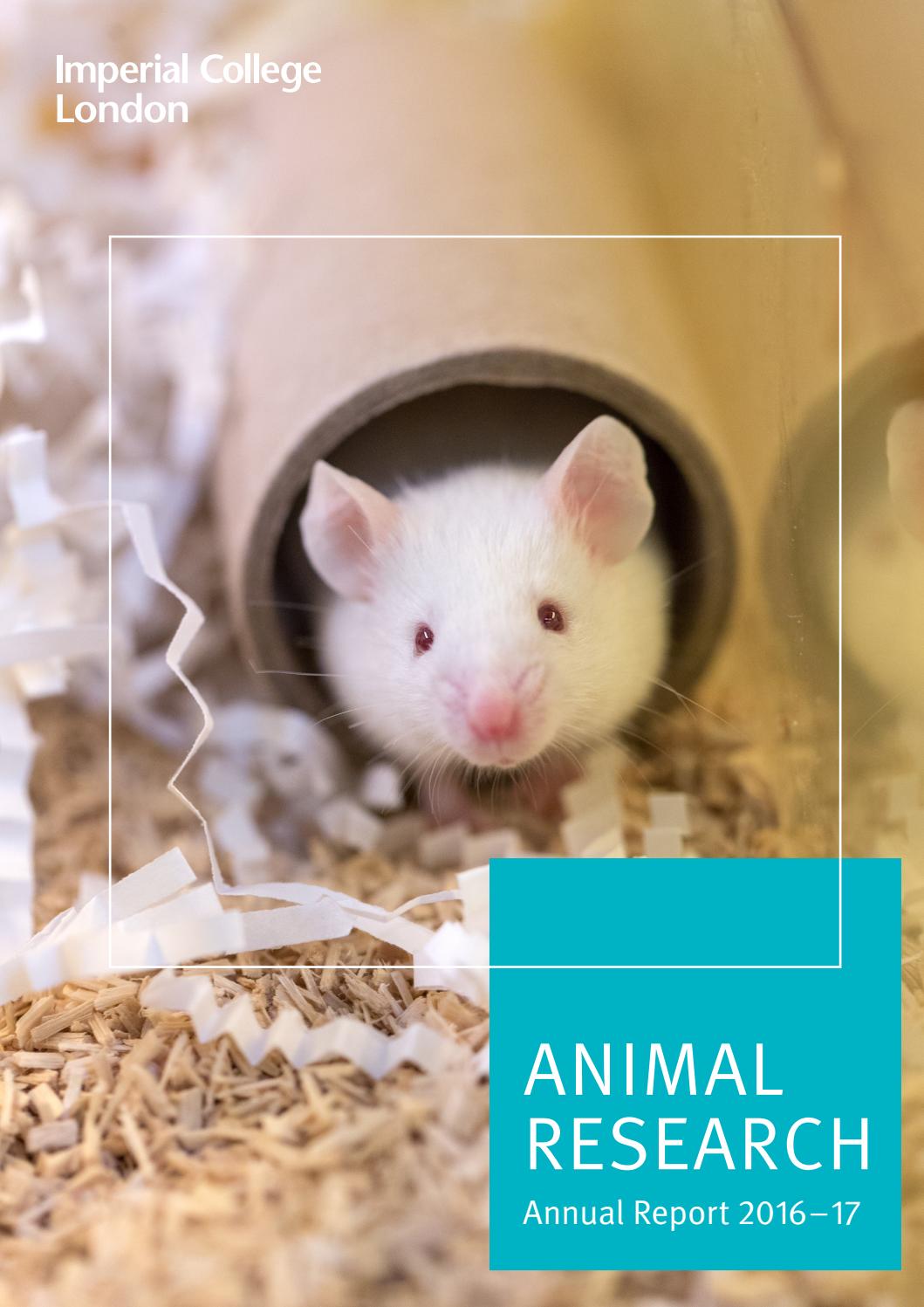 Animal Research Annual Report 2016-2017 by Imperial College London - Issuu