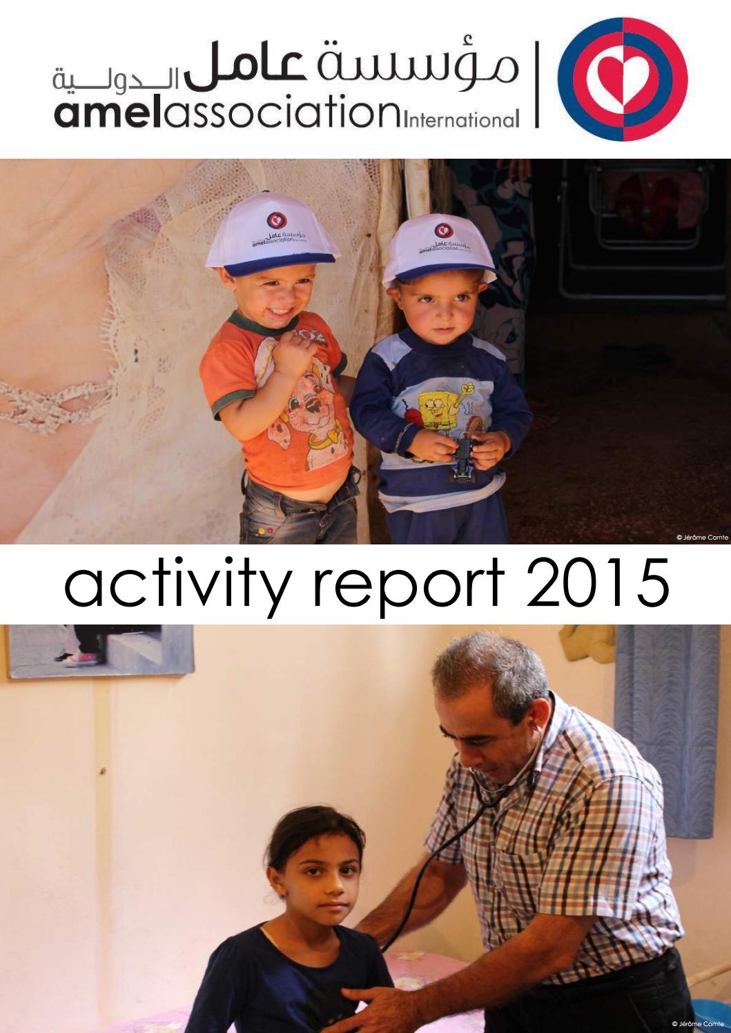 Amel Annual Activity Report 2015 by Amel Association International - Issuu