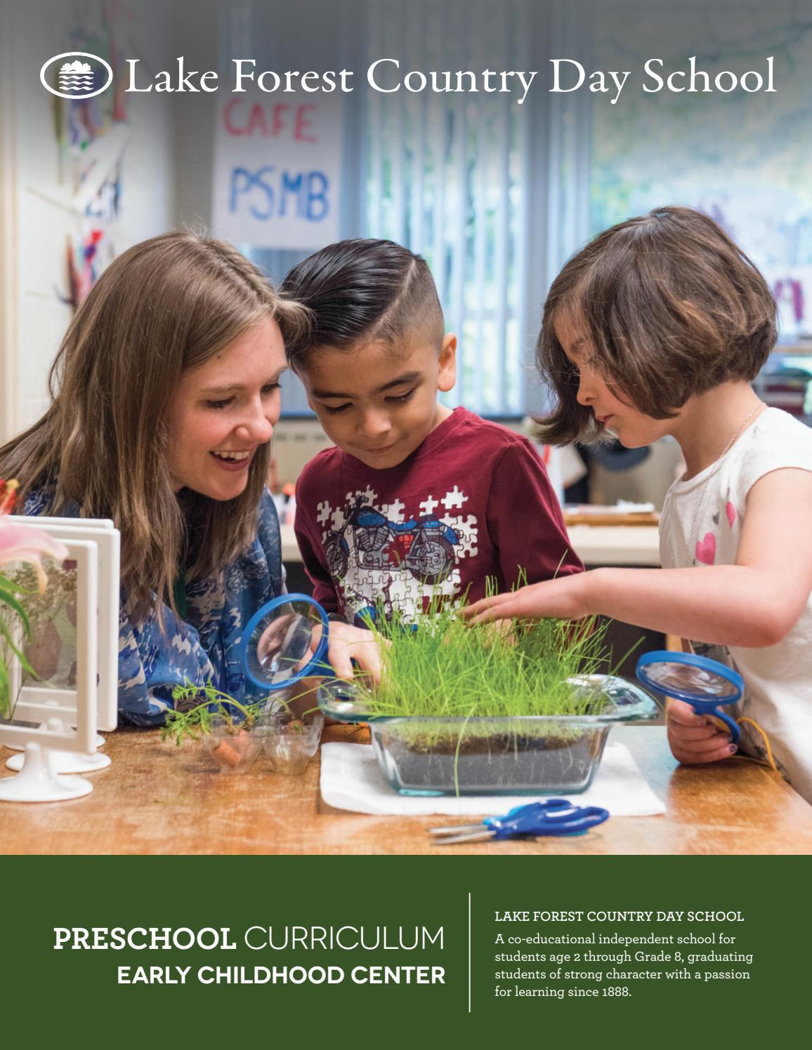 Preschool Curriculum Guide 2017-18 by Lake Forest Country Day School ...