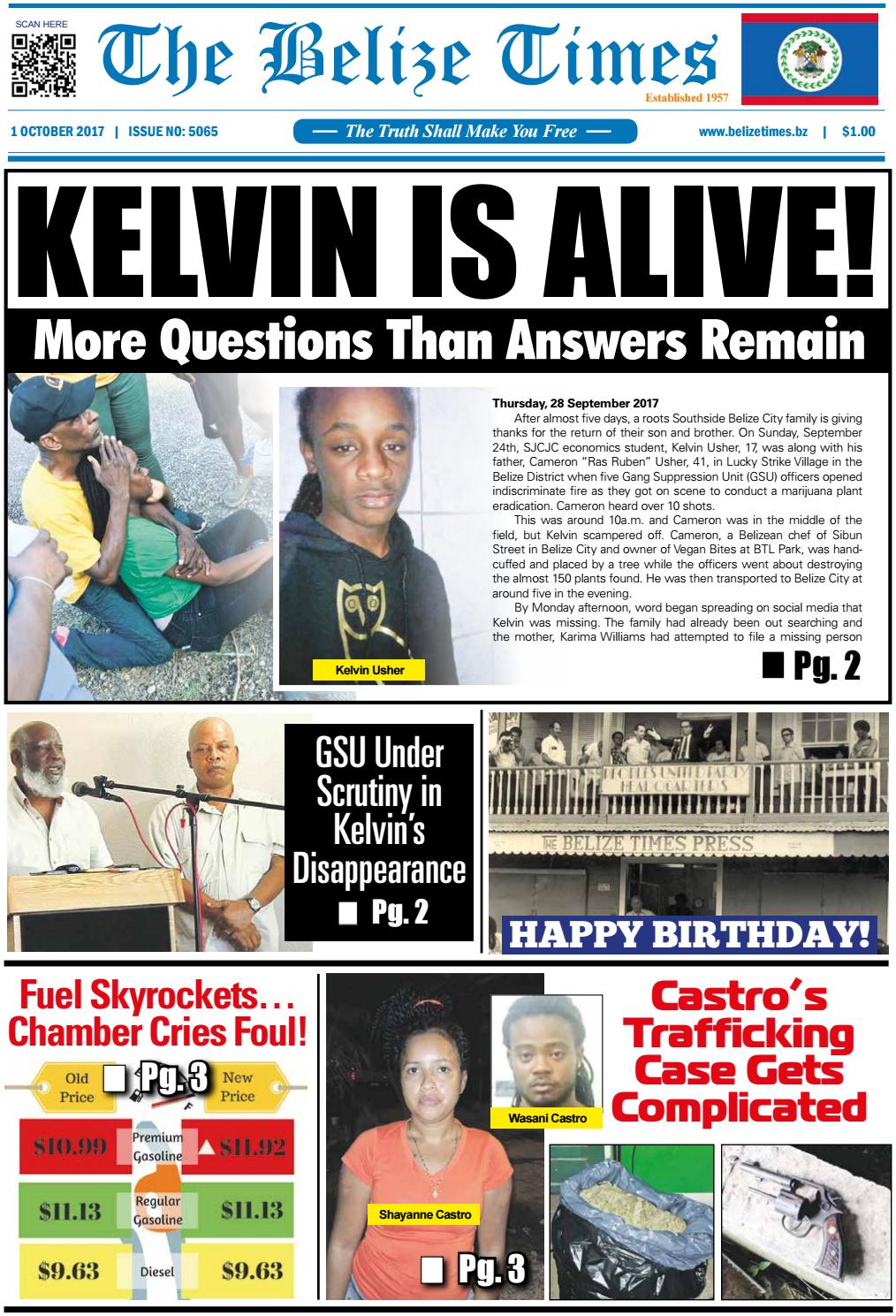 Belize Times October 1, 2017 by Belize Times Press - Issuu
