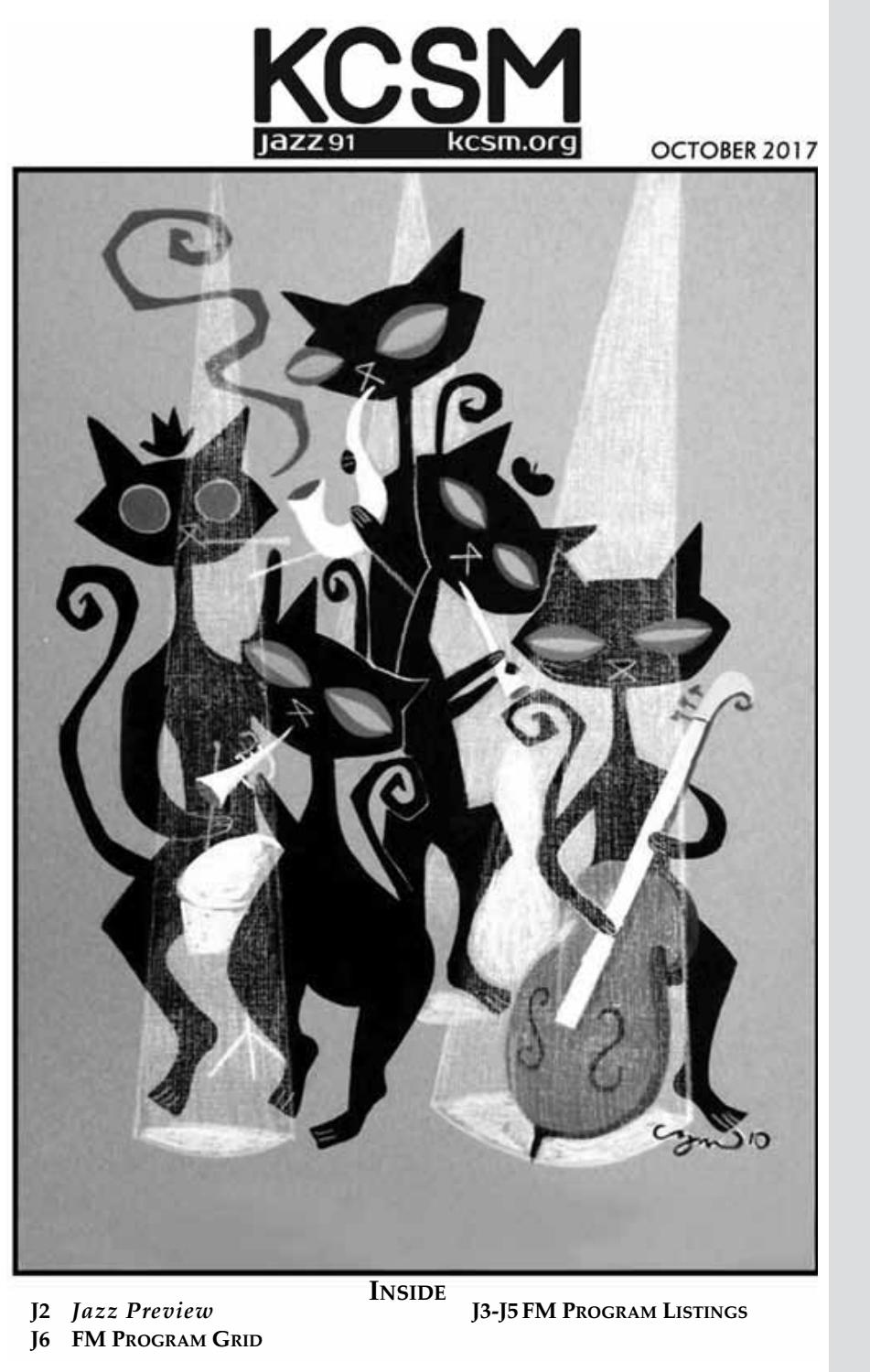 Oct2017 jazzpamphlet issuu by KCSM-FM Jazz 91 - Issuu