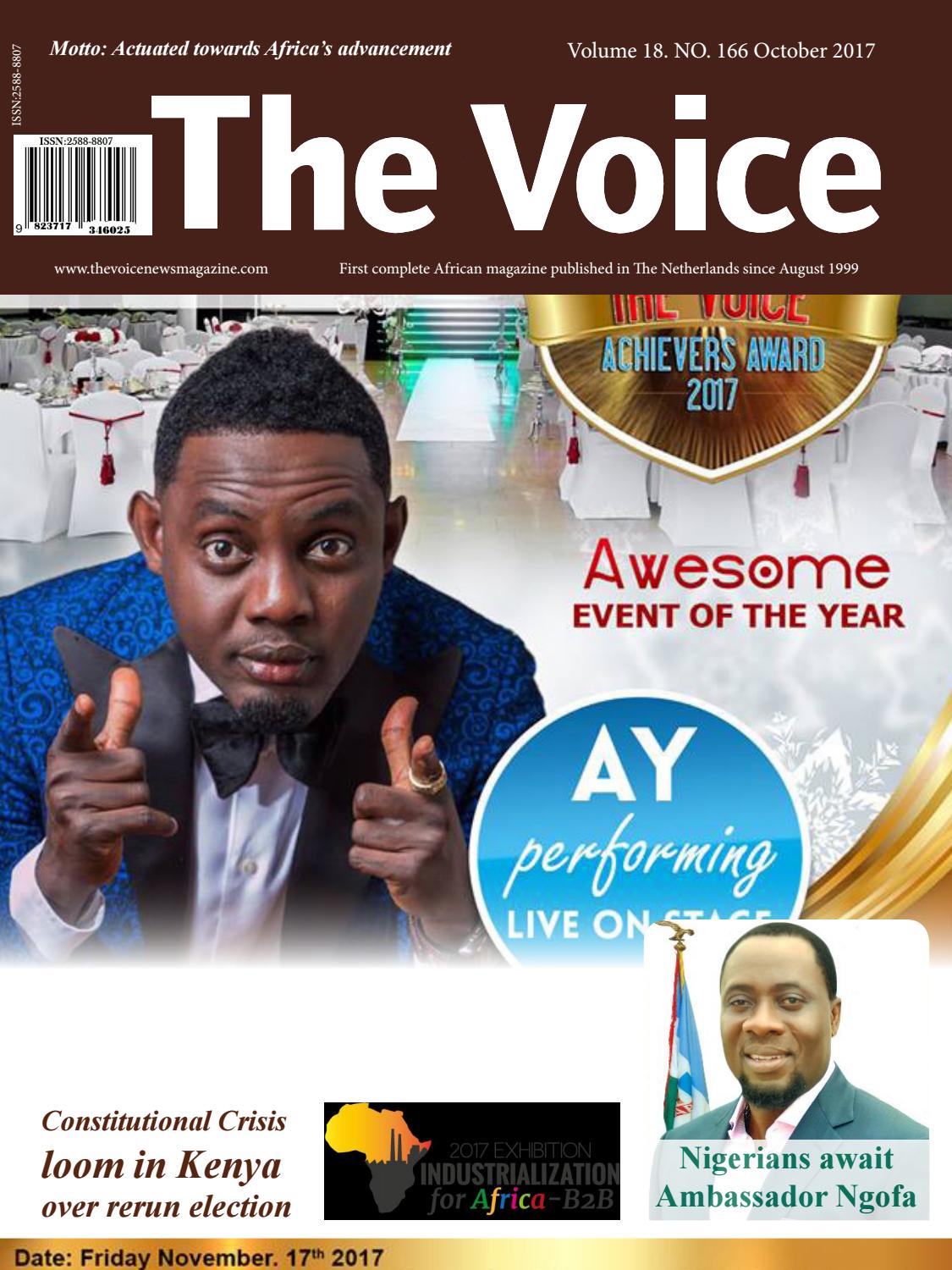 October 2017 edition by The Voice magazine - Issuu
