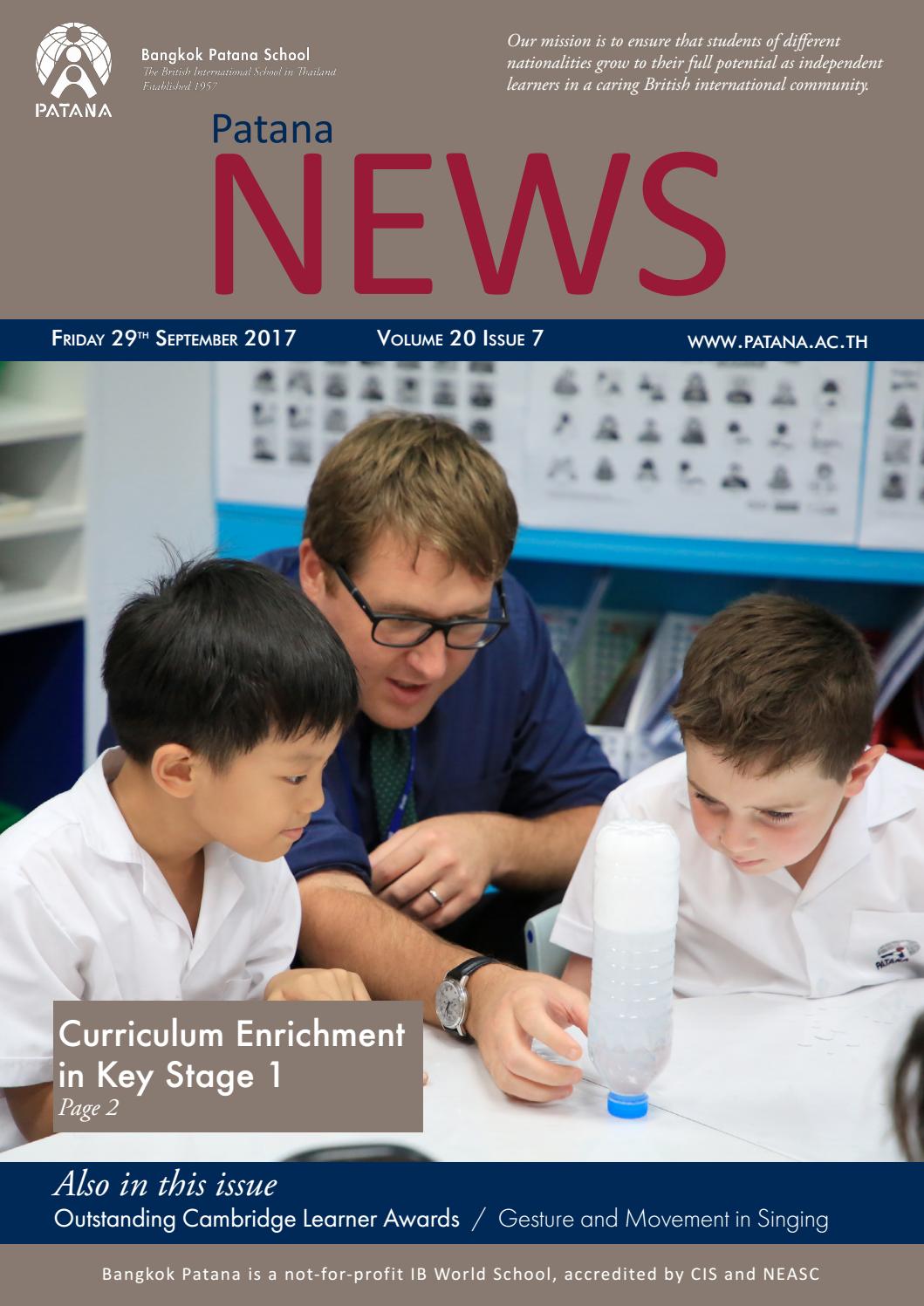 Patana News Volume 20 Issue 7 by Bangkok Patana School - Issuu