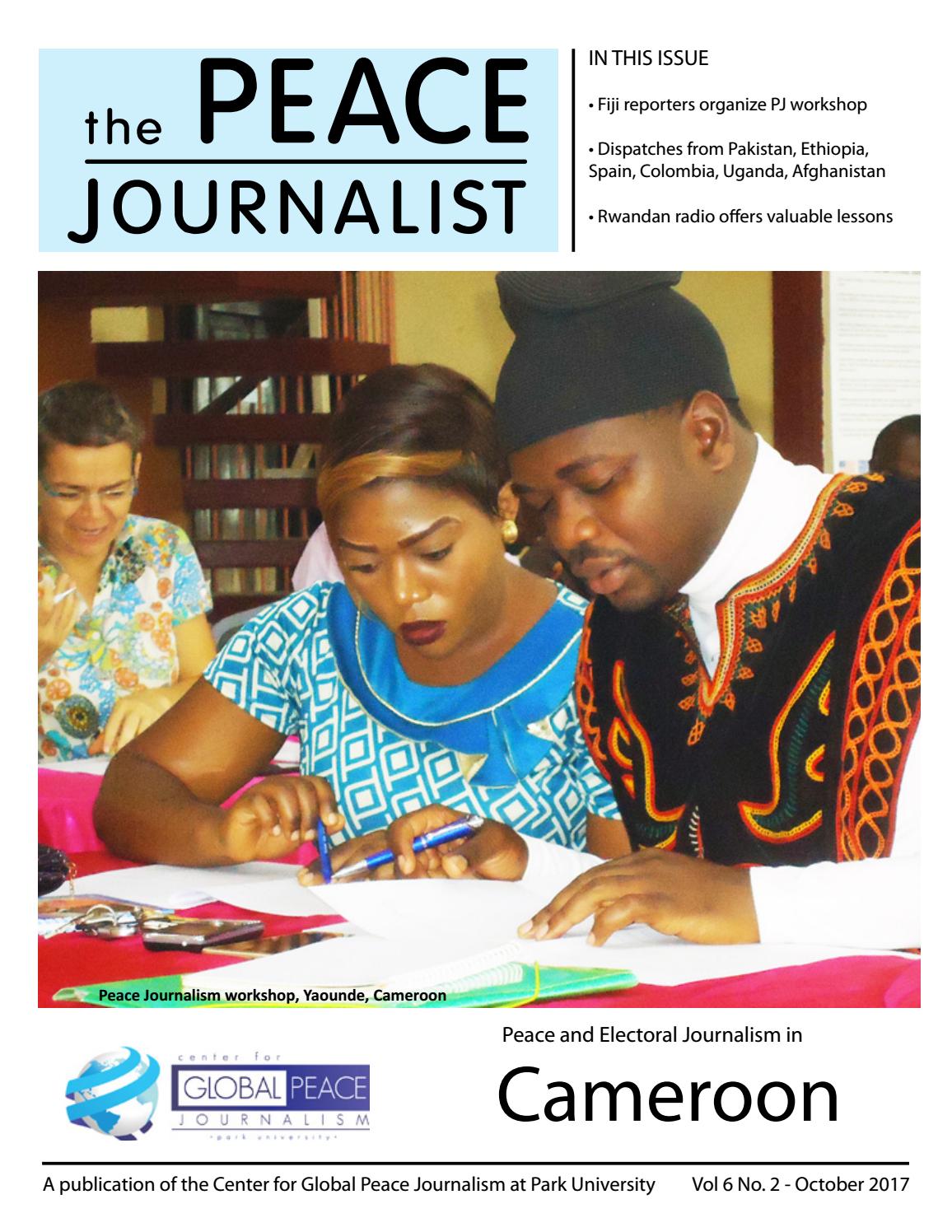 Peace journalist oct 2017 web by Center for Global Peace Journalism - Issuu
