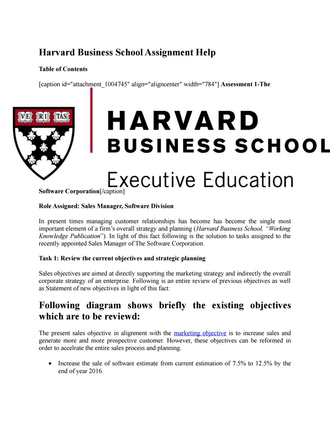 Harvard Business School Assignment Help By Cheap Assignment Help Issuu 
