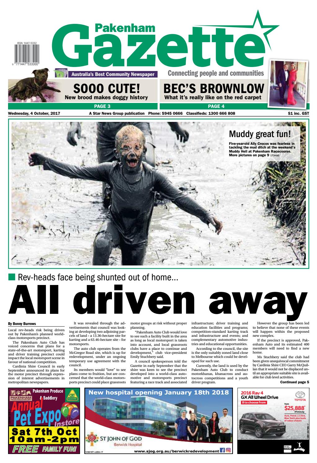 Pakenham Gazette - 04th October 2017 by Star News Group - Issuu