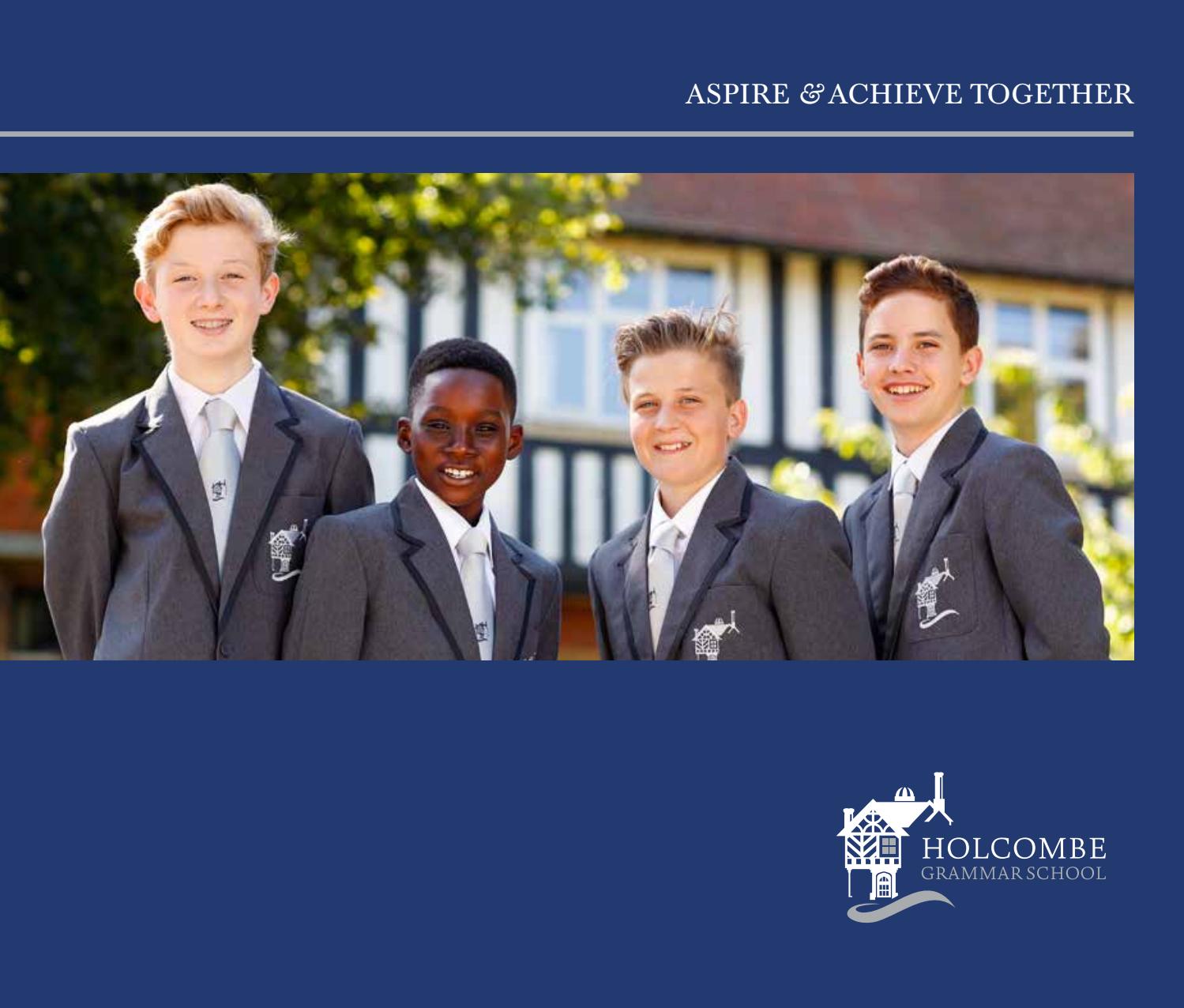 Holcombe Grammar School Prospectus by Cleverbox UK Ltd - Issuu