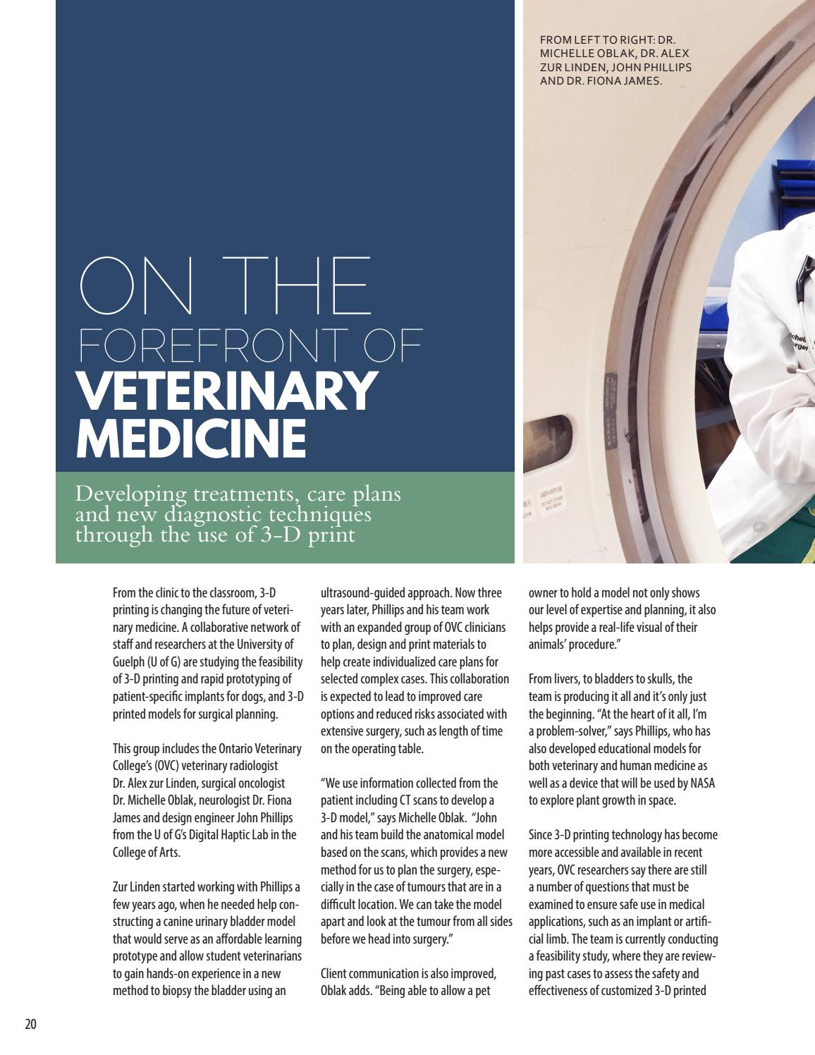 Best Friends, Pet Magazine, Ontario Veterinary College, Fall 2017 by ...
