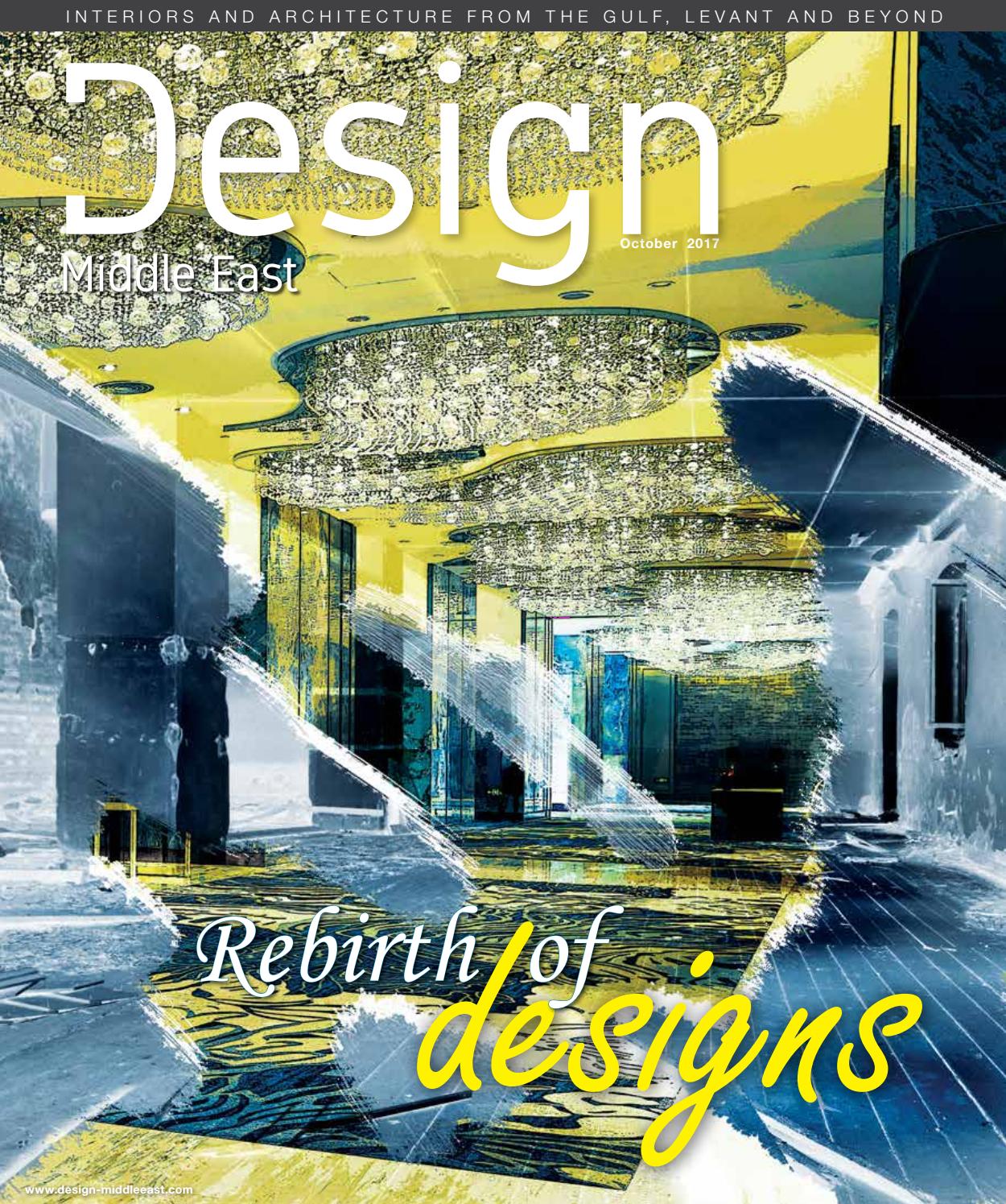 Design Middle East October 2017 by Design Middle East - Issuu